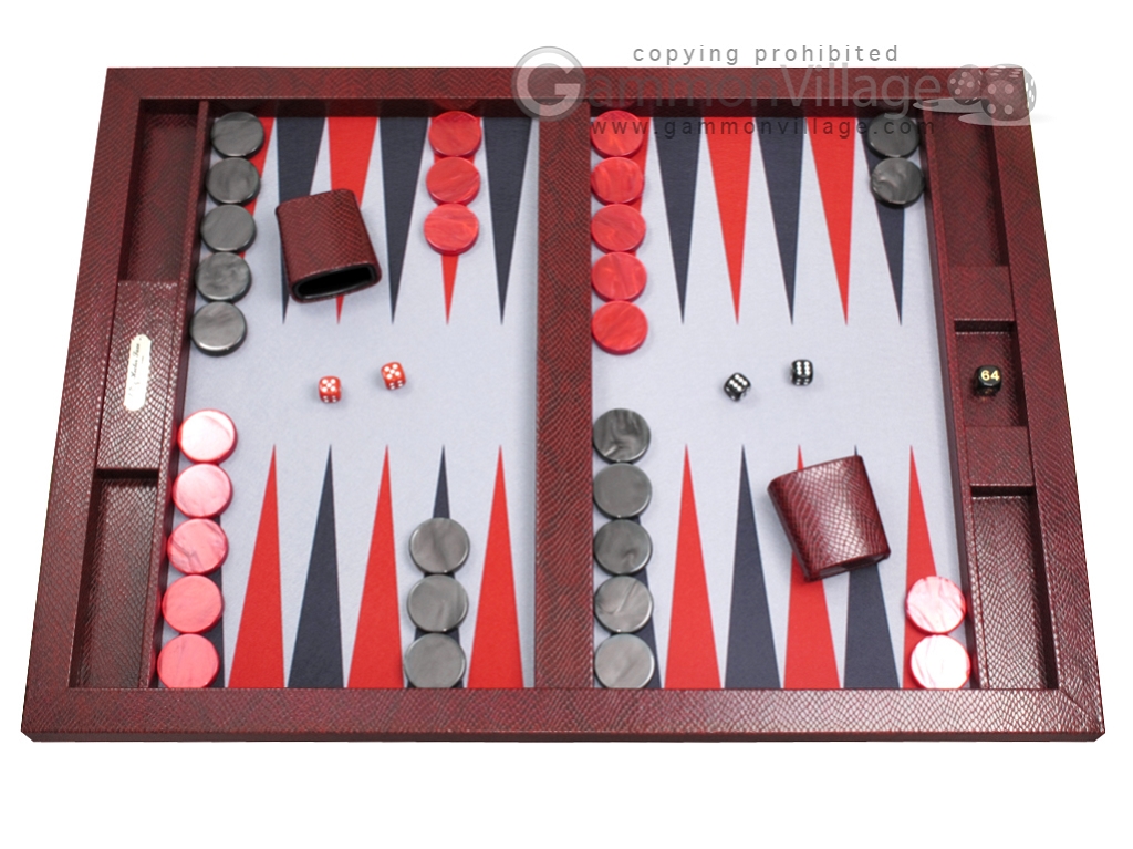 Hector Saxe Faux Snake Tabletop Backgammon Set - Maroon - Table Top ... Hector Saxe Faux Snake Tabletop Backgammon Set - Maroon - Table Top ...